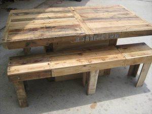 DIY Pallet Wood Dining Table - 101 Pallets