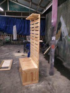 Wooden Pallet Hall Tree - 101 Pallets