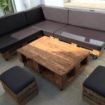 DIY Black & White Pallet Sectional Sofa Set – 101 Pallets
