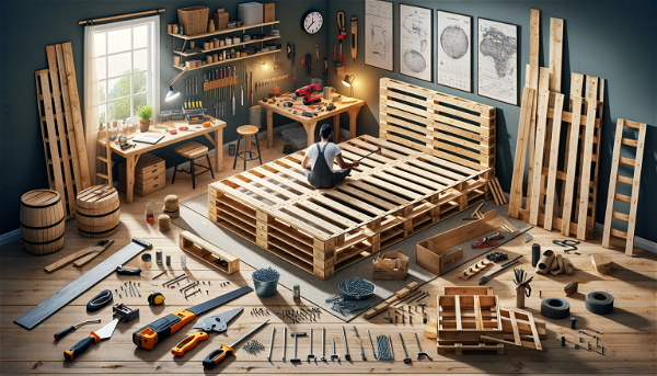Simple DIY Pallet Bed: A Step-by-Step Guide - 101 Pallets